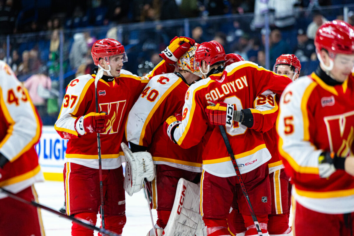 Set Fire To The Reign. Wranglers Defeat Reign 5-4 In Overtime. - Calgary Wranglers