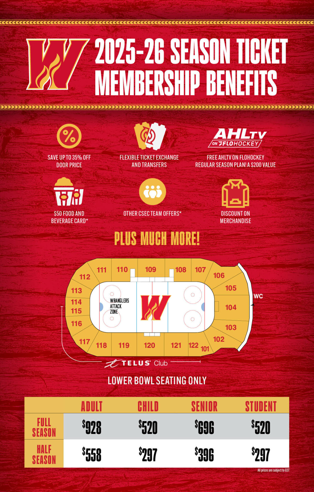 Season Tickets - Calgary Wranglers