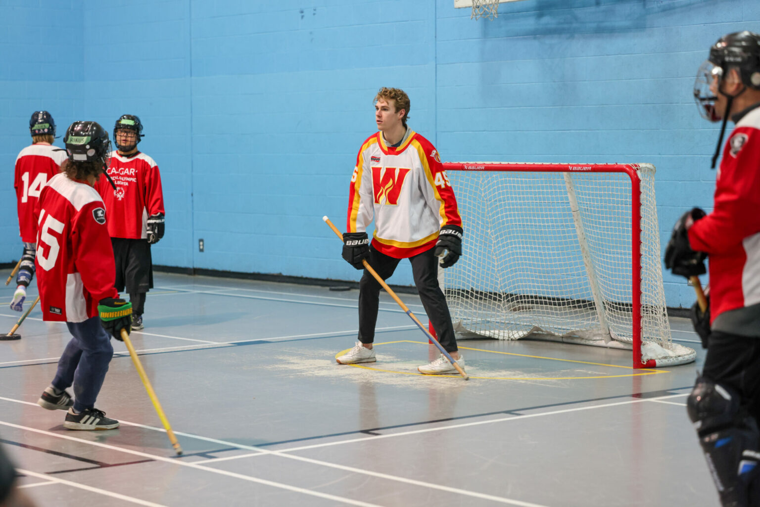 Wranglers Special Olympics Floor Hockey - Calgary Wranglers