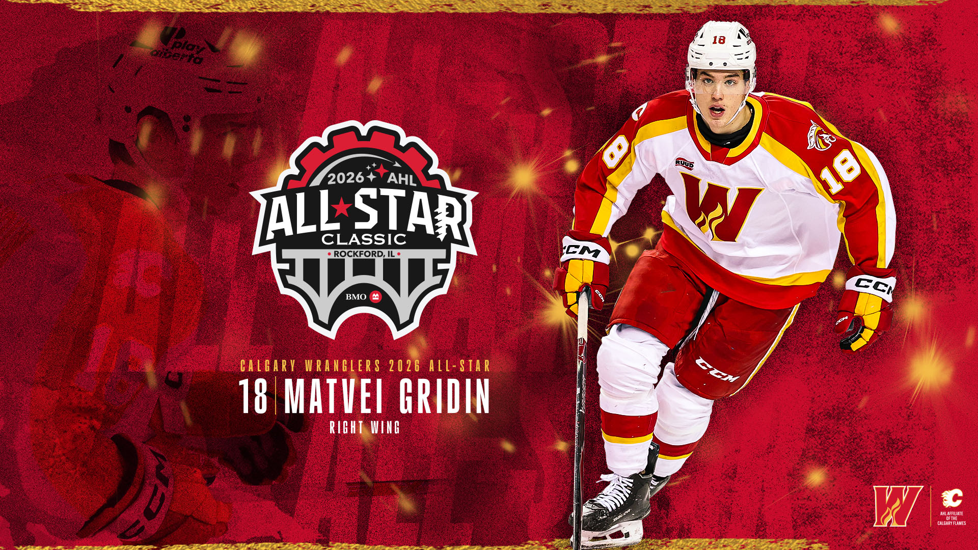 Matvei Gridin Named AHL All Star - Calgary Wranglers